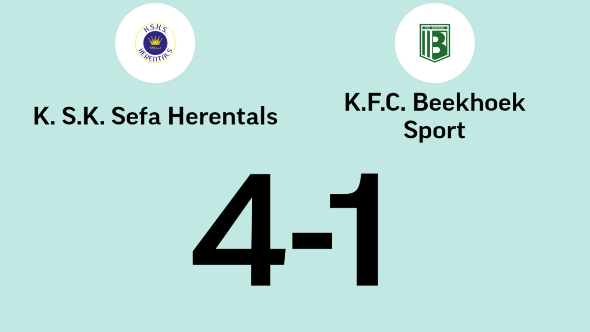 Zege KSKS Herentals op Beekhoek | GVA